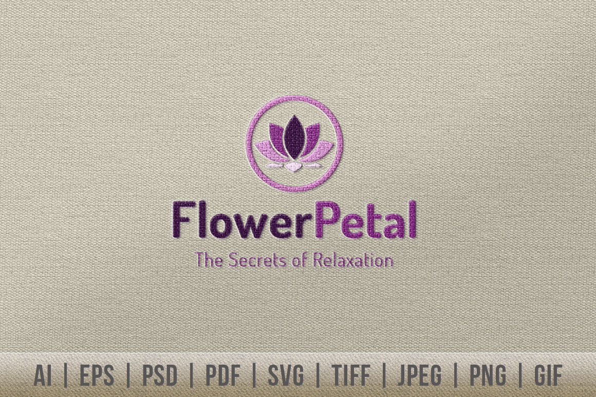 Flower Petal Logo, a Branding & Logo Template by Dotnpix