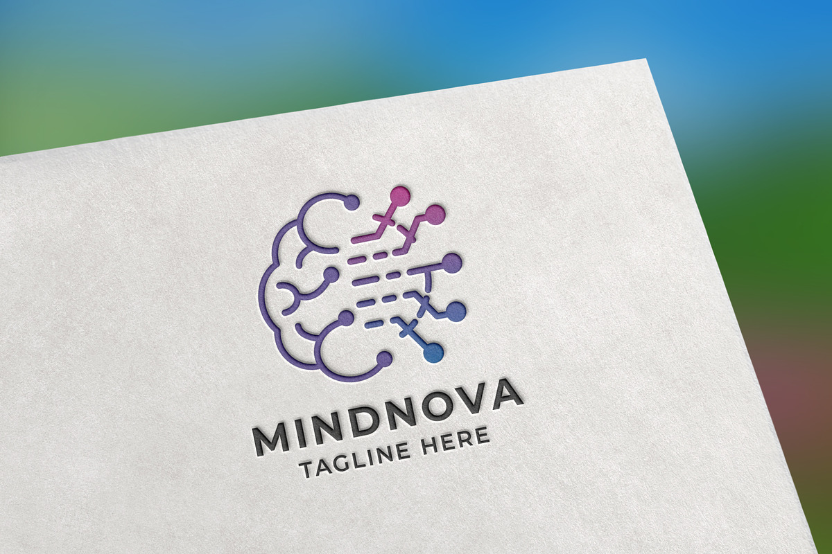 Human Mind Innovation Logo, a Branding & Logo Template by Design_Planet
