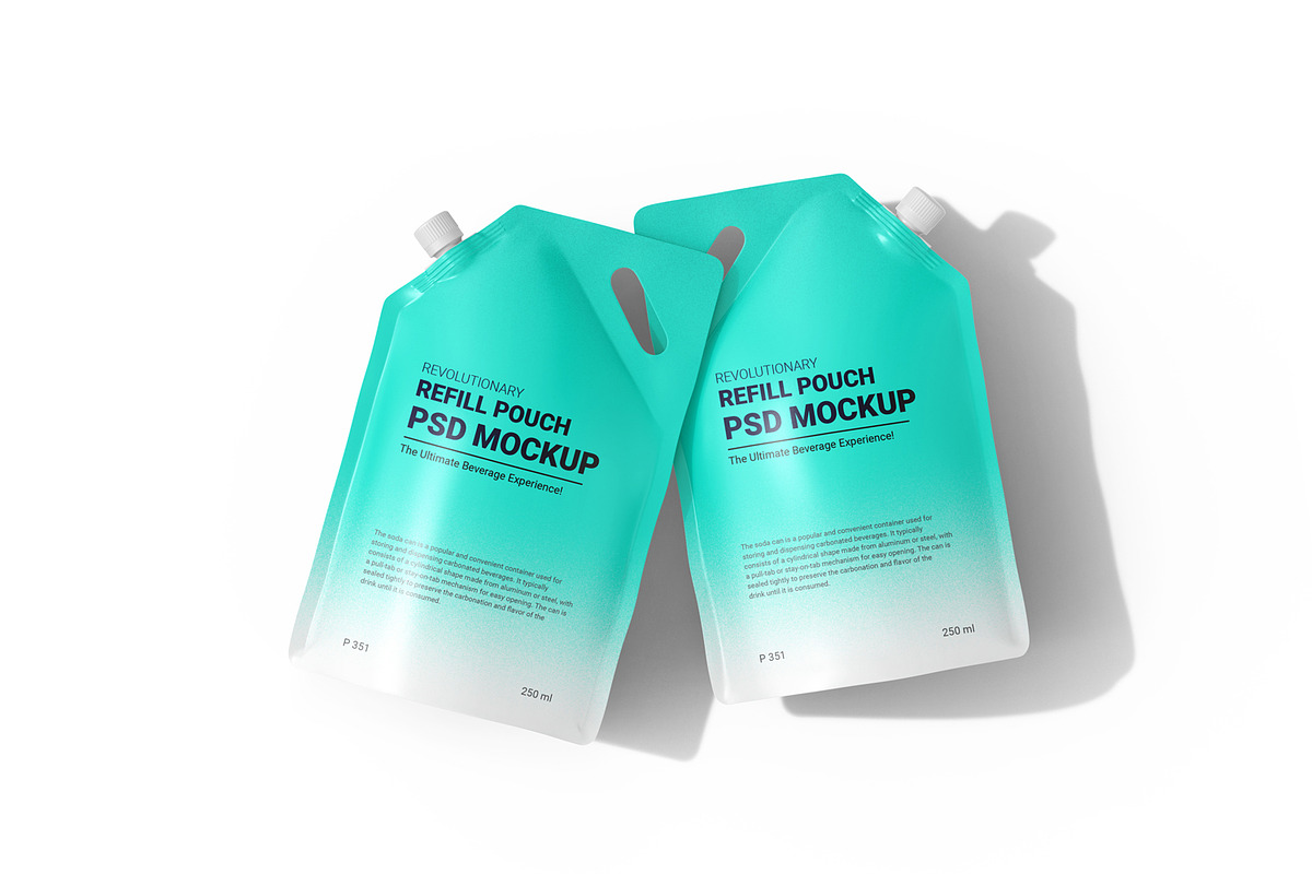 Refill Pouch Bag Mockup