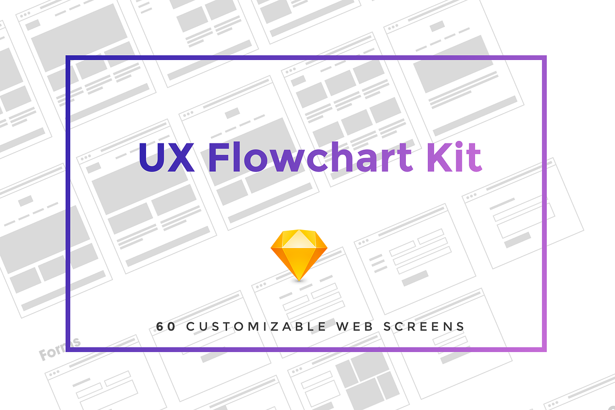 UX Flowchart Kit, an UI Kit Template by UX Design Mastery Shop