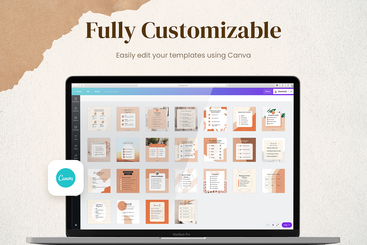 Checklist CANVA Templates, a Social Media Template by Slidesmash