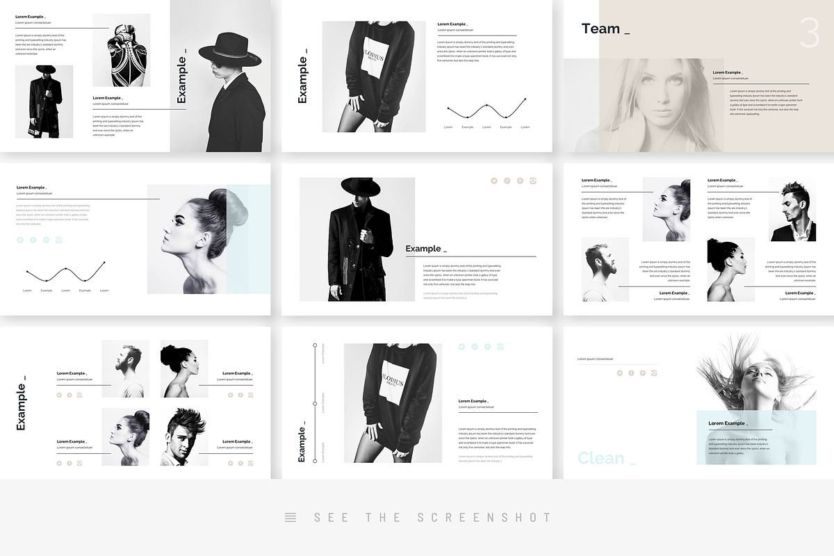 Clean Google Slides Template, a Presentation Template by TemplatesForest