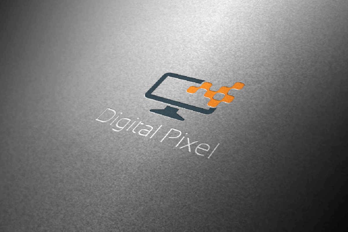 Digital Computer Internet Pixel Logo, a Branding & Logo Template by ...