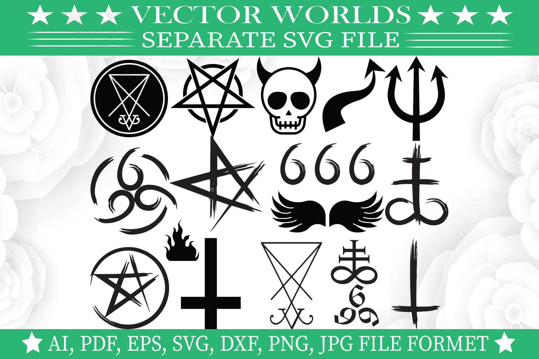 Lucifer Icon SVG, Lucifer, Icon SVG, an Object Graphic by VectorWorlds ...