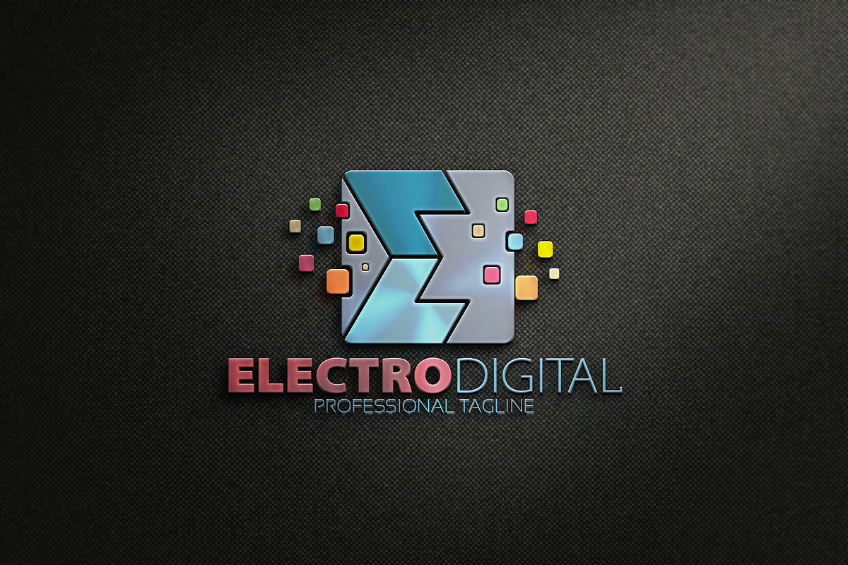 E Digital Letter Logo, a Branding & Logo Template by essegraphic