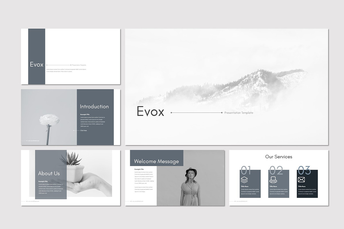Evox - Powerpoint Template, a Presentation Template by inspirasign