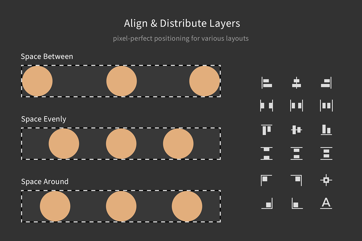 Quick Align - Easy Layer Positioning, a Plug-in Add-On by h3design