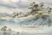 Country Life & Seamless Patterns, a Pattern Graphic by by creative paper