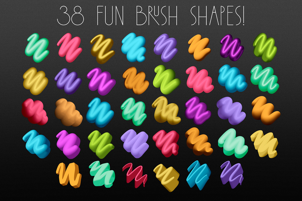 3d Procreate Brushes A Brush Add On By The Creative Bix