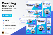 Coaching Mentor Coach Web Banner Ad | Templates & Themes ~ Creative Market