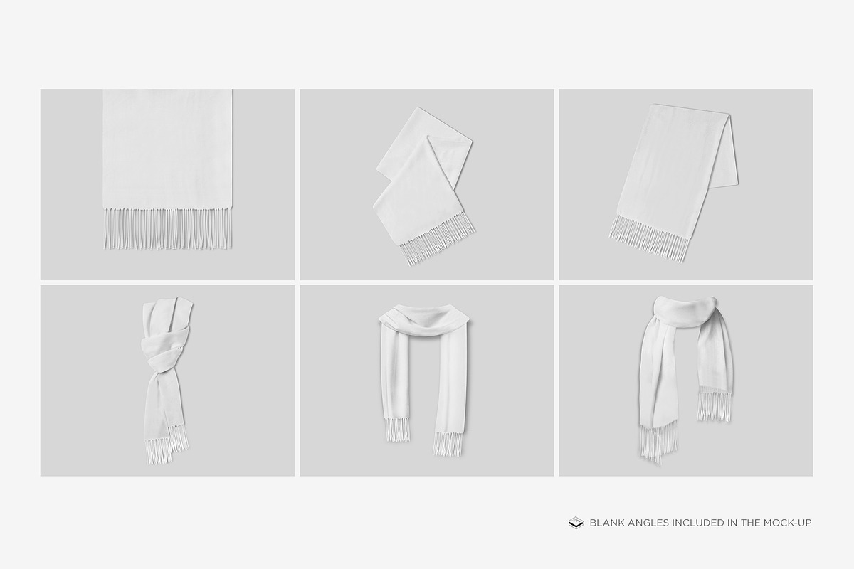 Silky Scarf Mock-up, an Apparel Mockup by Branda Keeps