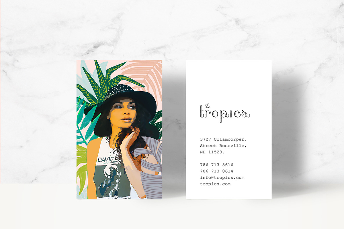 Travel + Lifestyle Business Card, a Business Card Template by Human ...
