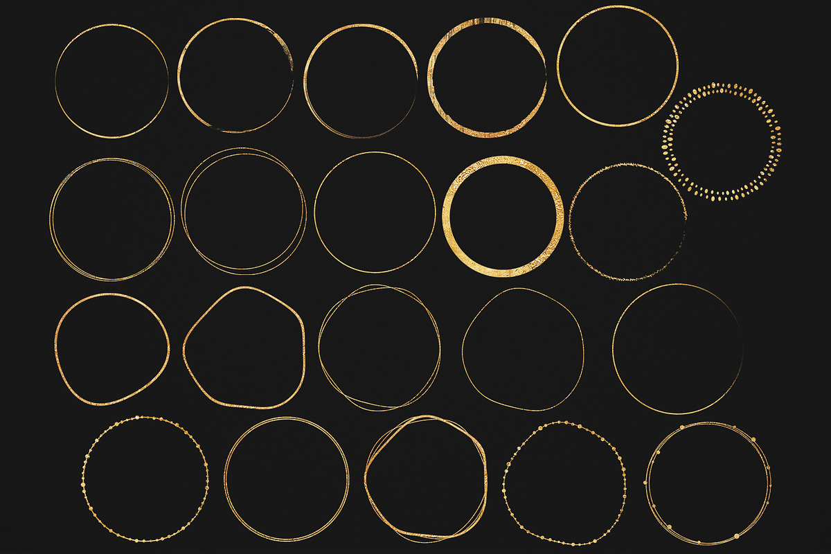42 Round elements for logo - PNG, an Object Graphic by PixelJungle