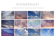 Wonderlust Sky Overlays, a Texture Graphic by Sweet Little Muse