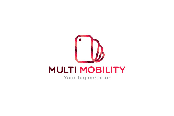 Multi Mobility- Mobile Store Logo, a Branding & Logo Template by VecRas