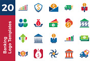 20 Logo Banking Template Bundle, a Branding & Logo Template by Acongraphic
