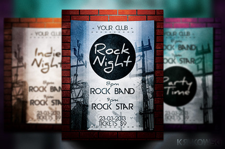 Simple Party Flyer / Poster, a Flyer Template by Krukowski Graphics