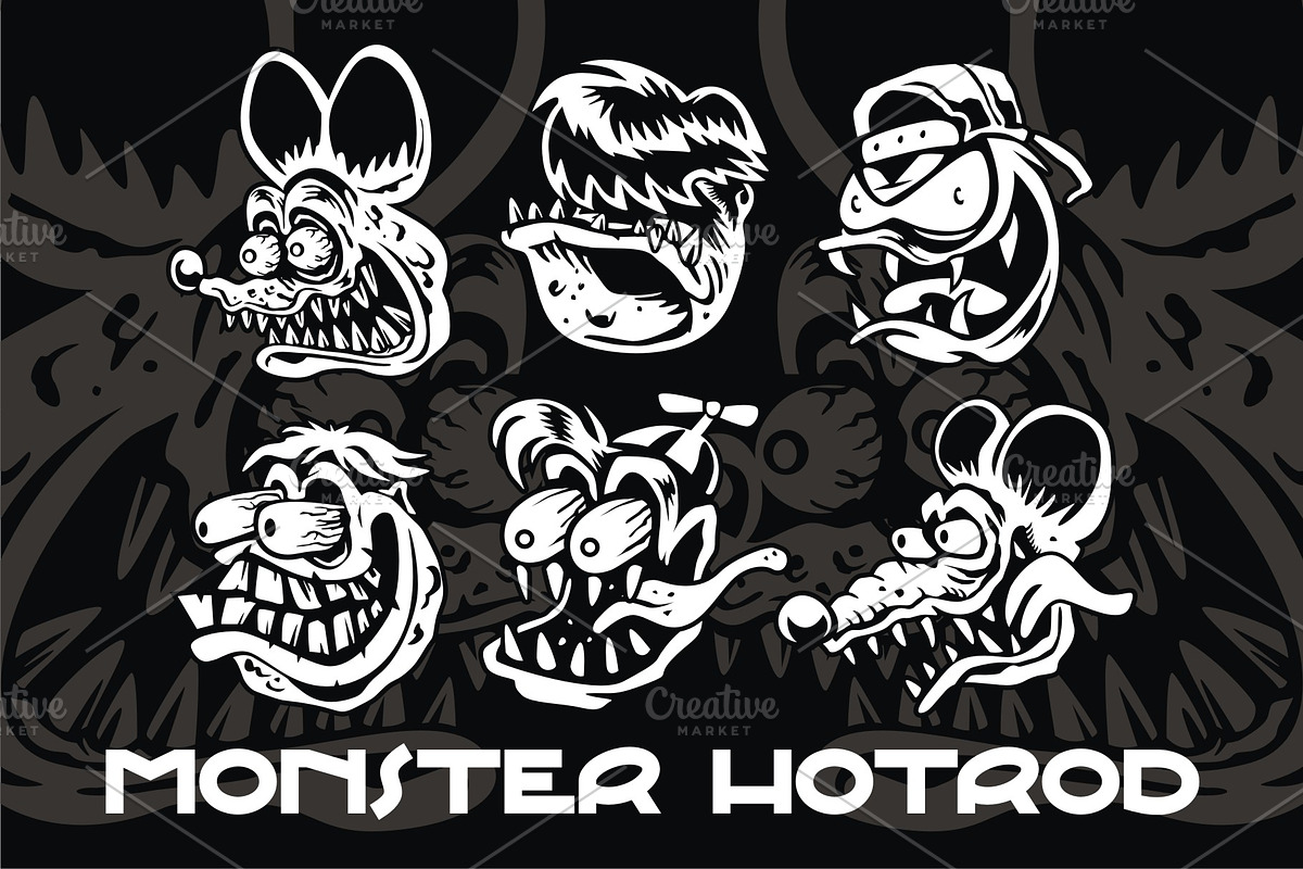 how to draw rat fink style