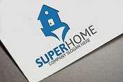 Super Home Logo, a Branding & Logo Template by Josuf Media