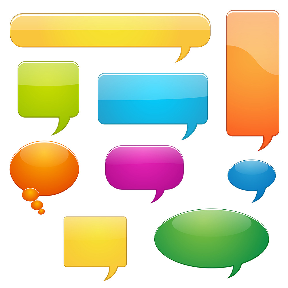 Callout Bubbles Vectors, an Illustration by TrueMitra Designs