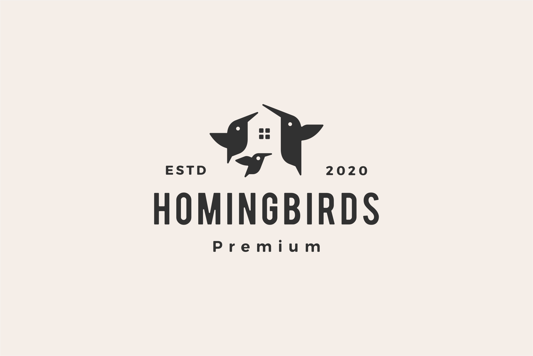 bird house hummingbird hipster | Branding & Logo Templates ~ Creative ...