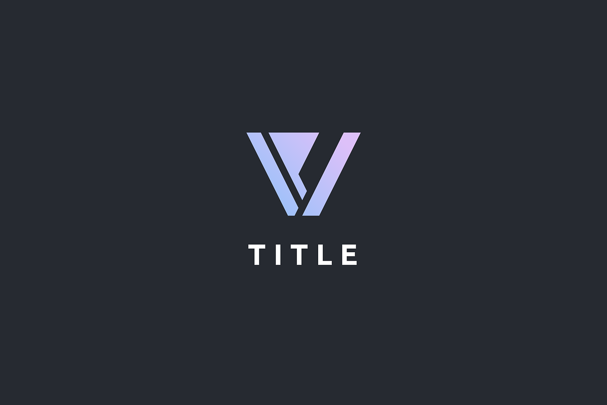 VP Logo, a Branding & Logo Template by baqoos | Creative Market