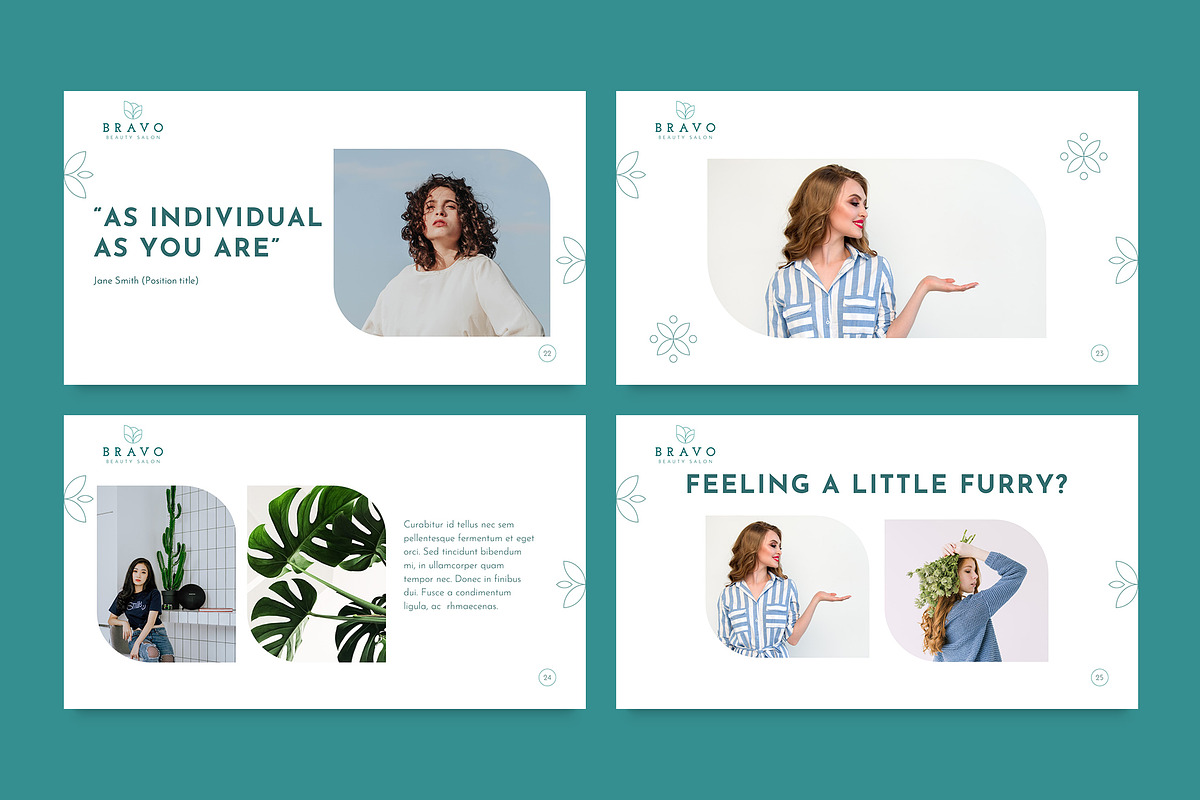 Presentation Beauty Salon, a Presentation Template by TemplatesNow!