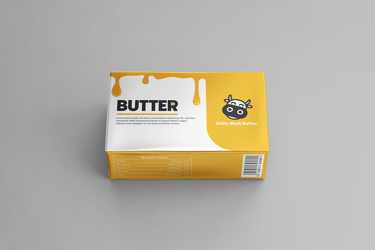 Country Foil Butter Mockup