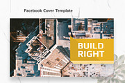 Construction Facebook Materials, a Social Media Template by TemplatesNow!