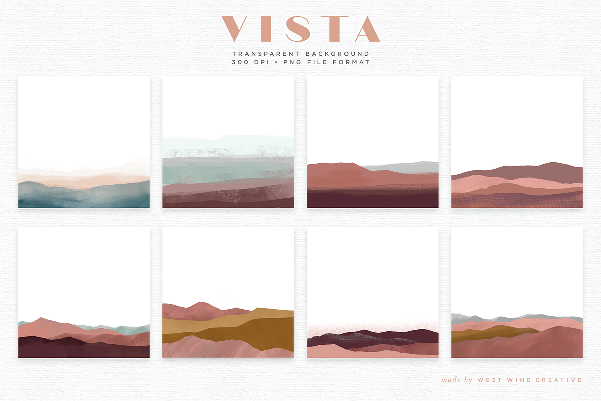 Vista - Textured Backgrounds, a Background Graphic by West Wind ...