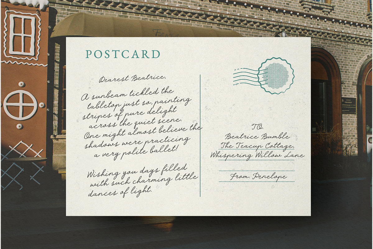 Handwritten Pencil Texture Script Font