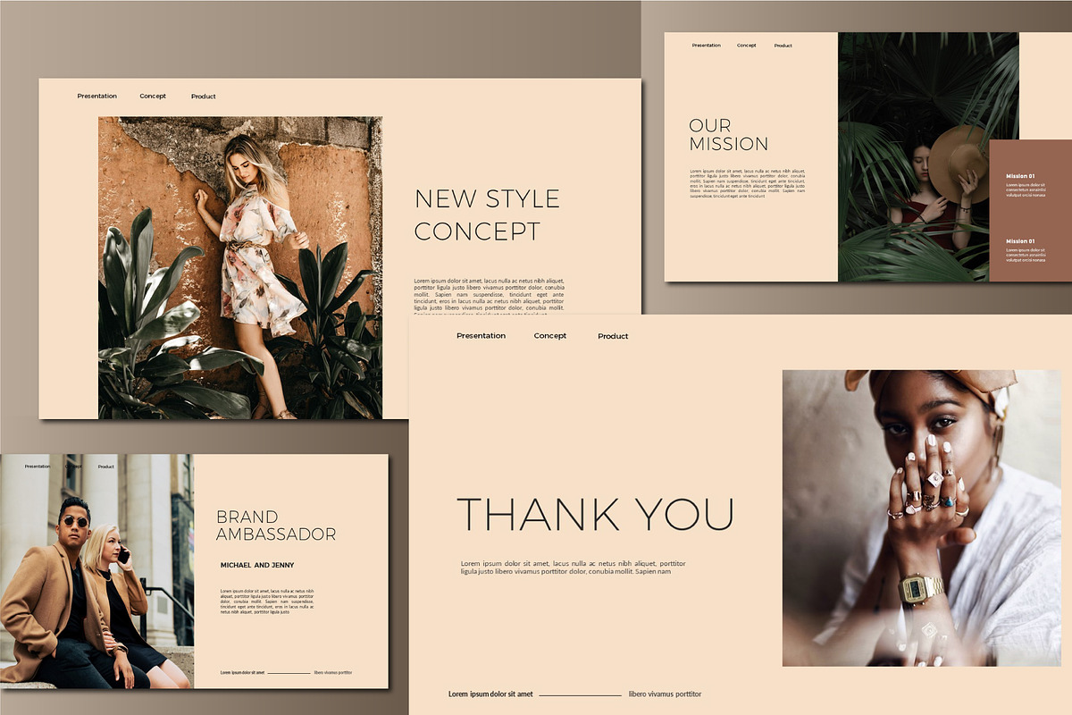 Hillside Powerpoint Template, a Presentation Template by Yo Slide