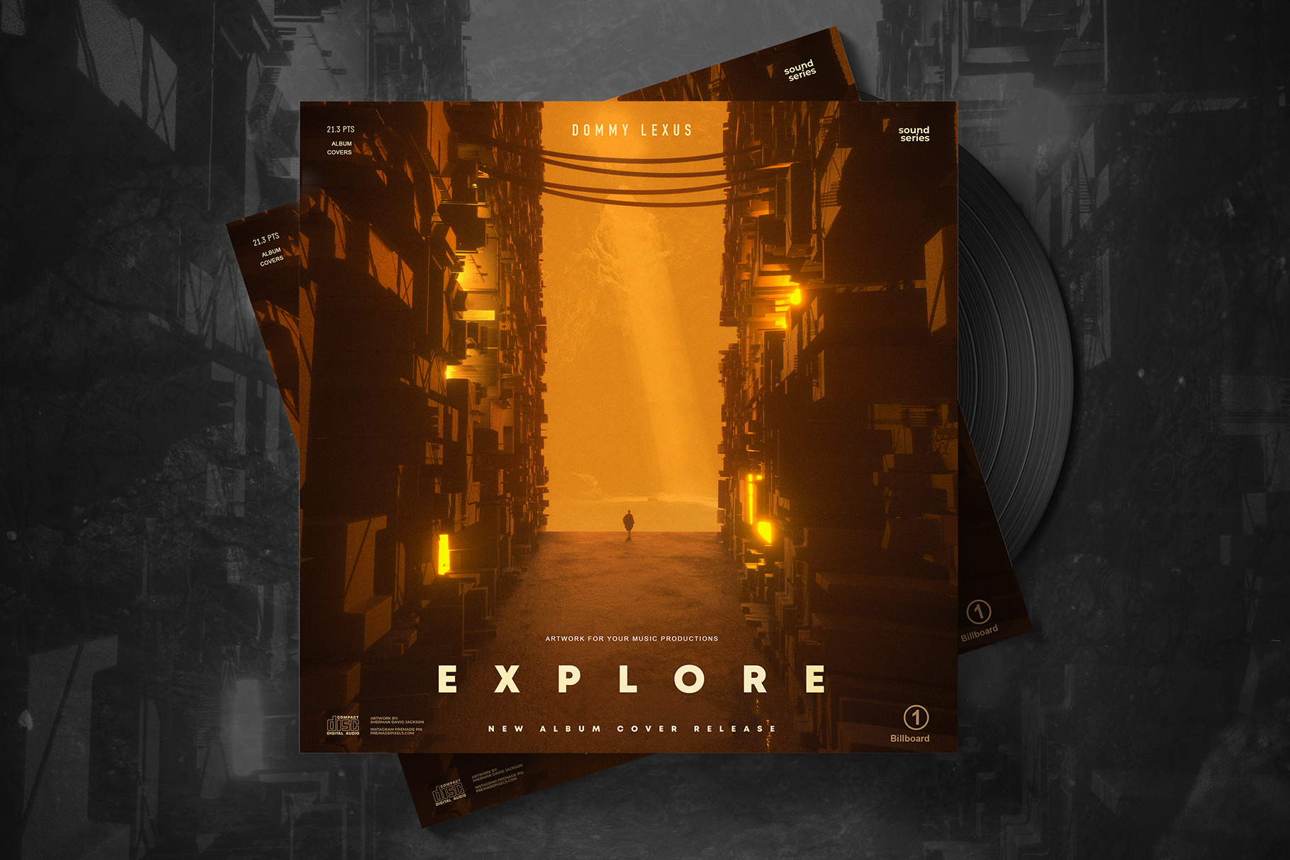 Explore Album Cover Art, a Social Media Template by PremadePixels.com