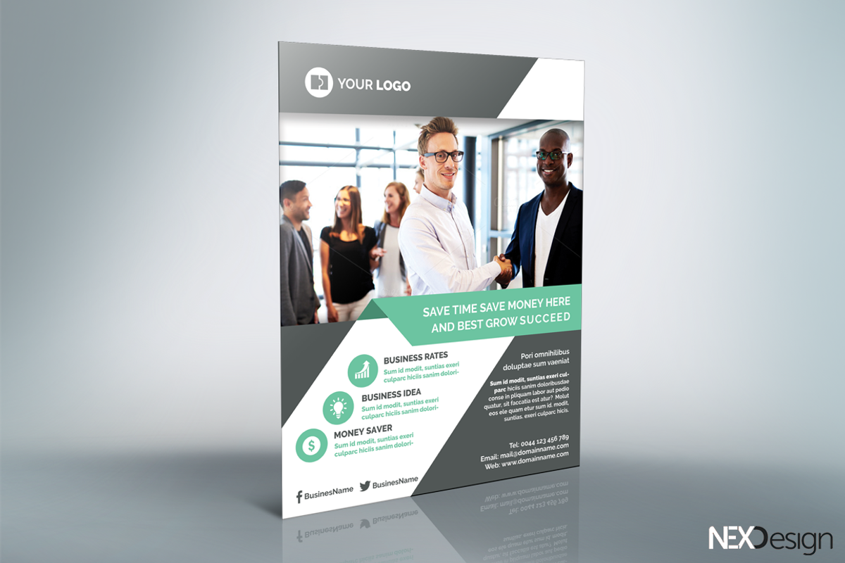 Business Flyer - SK, a Flyer Template by UNIK Agency