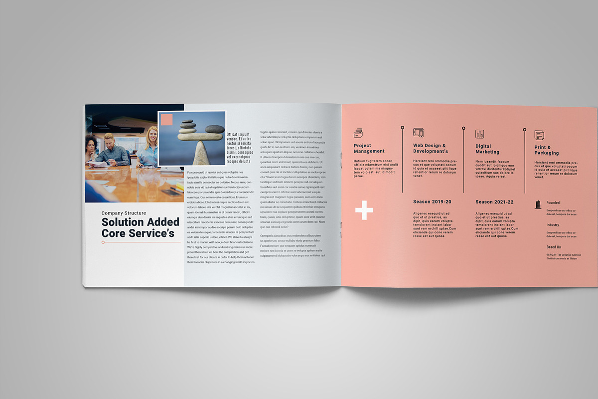 Horizontal Brochure, a Brochure Template by Elite_Standard