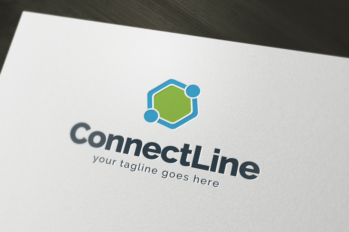 Connect Line Logo Template, a Branding & Logo Template by PixaSquare