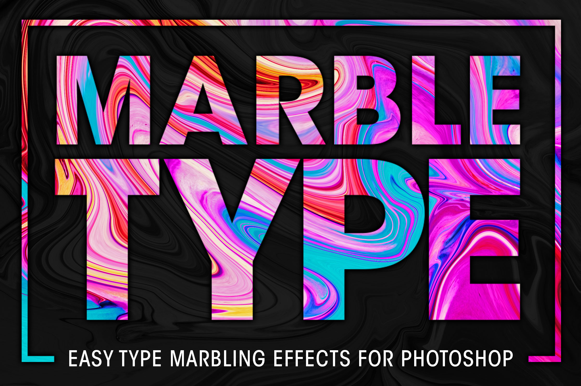 Marble Type for Photoshop, a Layer Style Add-On by Chroma Supply
