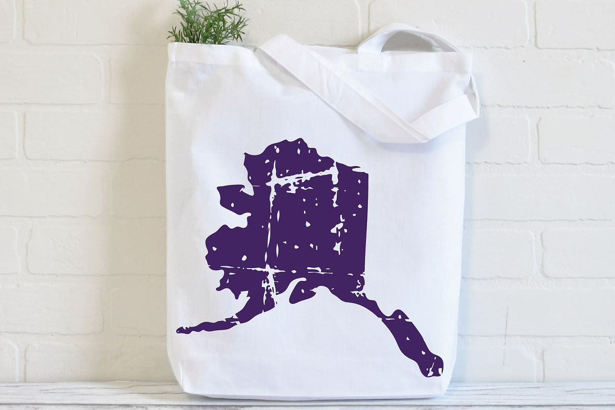 50 States SVG Bundle - Distressed, an Illustration by OldMarket Designs ...