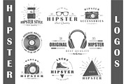 8 Hipster Logos Templates Vol.1 | Branding & Logo Templates ~ Creative ...