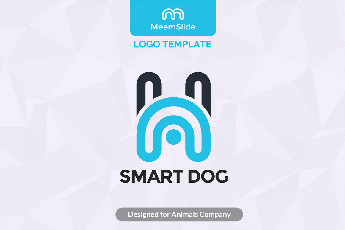 Hero Smart Dog , Minimal H Logo | Branding & Logo Templates ~ Creative ...