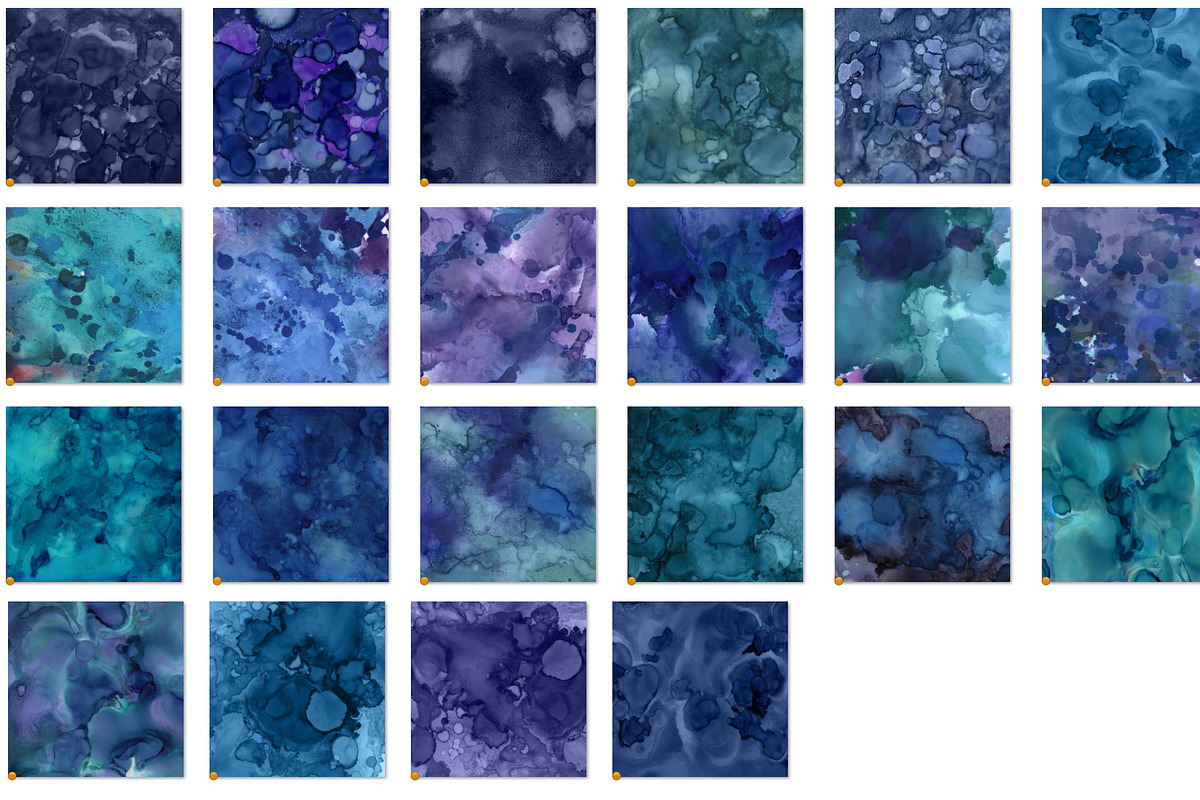 Blue Ink - Liquid Textures, a Texture Graphic by Digital Curio