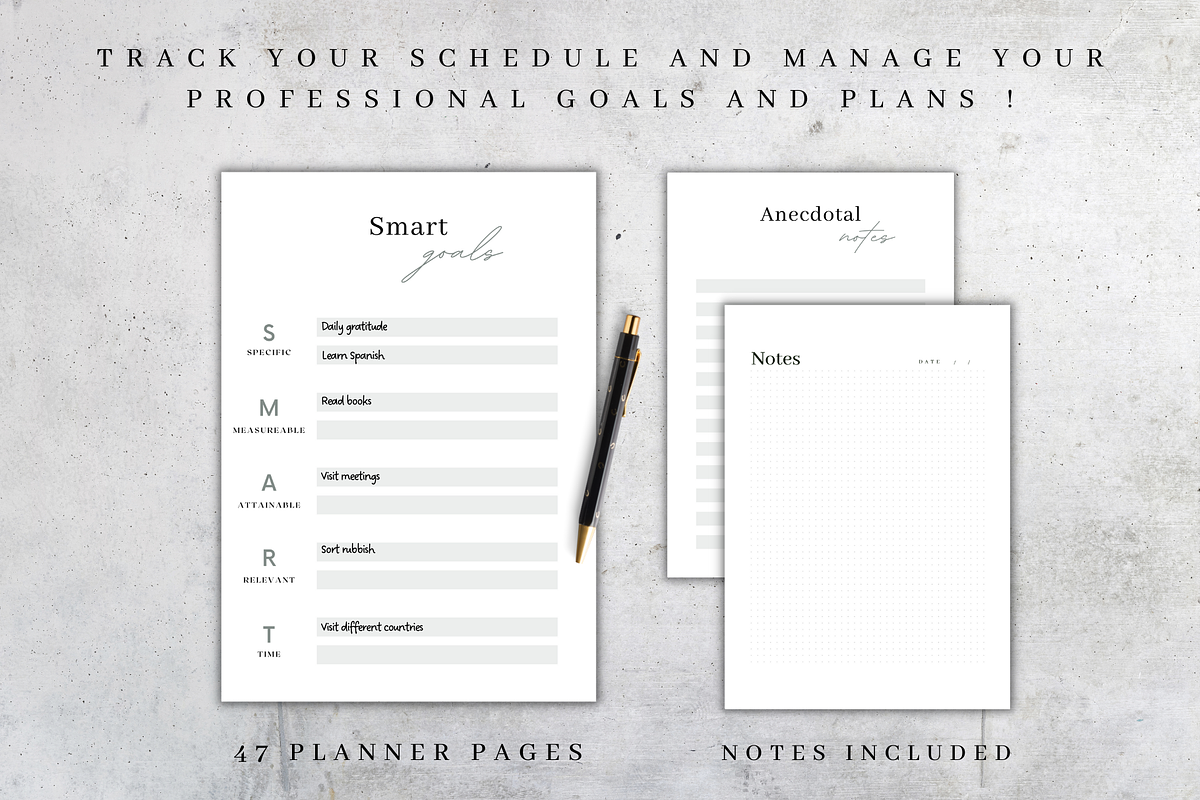 Digital Teacher Planner Template PDF, a Stationery Template by BRANDcontent