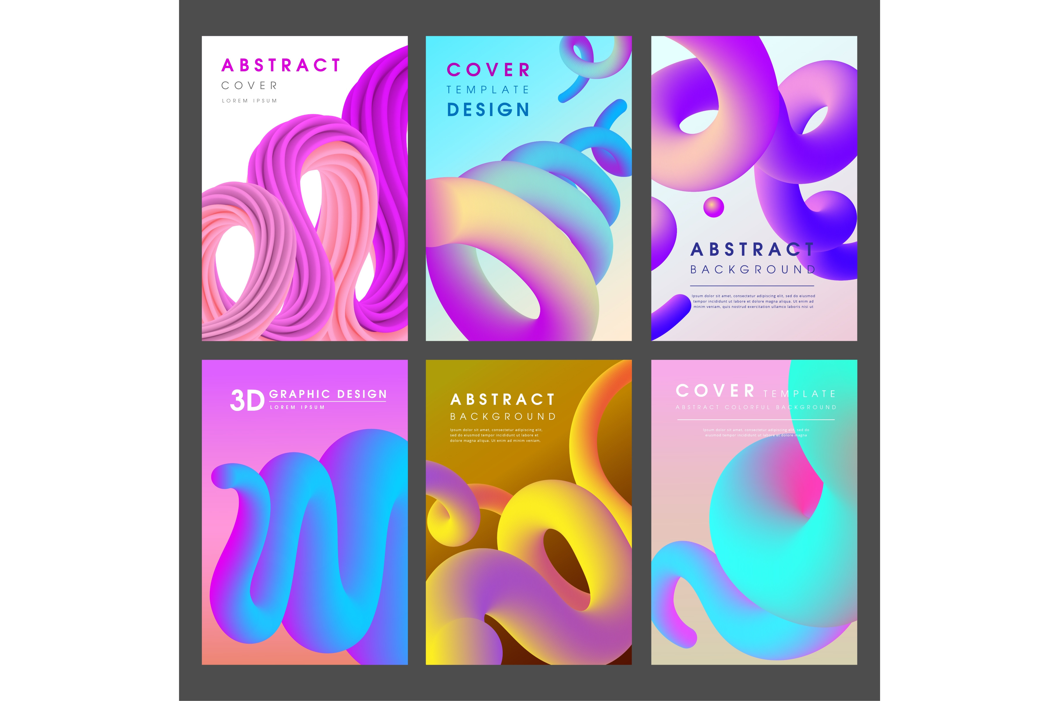Modern design posters. Abstract | Graphics ~ Creative Market