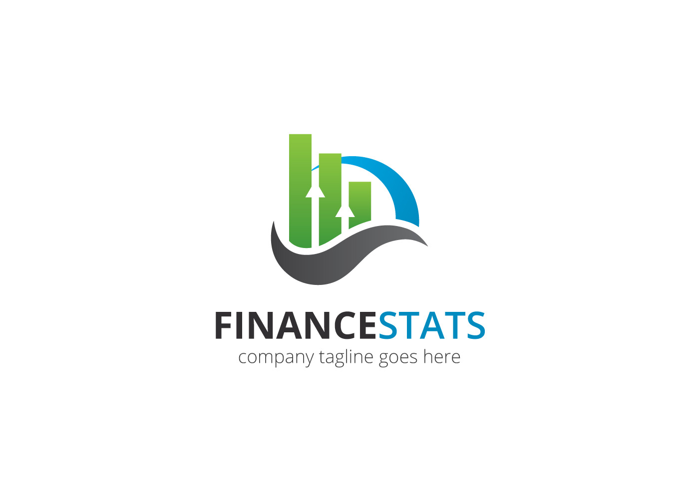 Finance Stats Logo, a Branding & Logo Template by XpertgraphicD