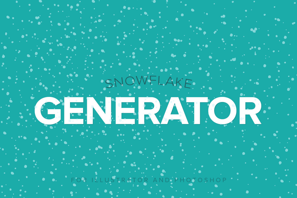 Snowflake Generator, a Brush Add-On by Prixel Creative