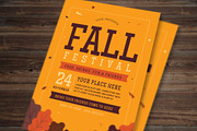 Fall Festival Event Flyer, a Flyer Template by Guuver