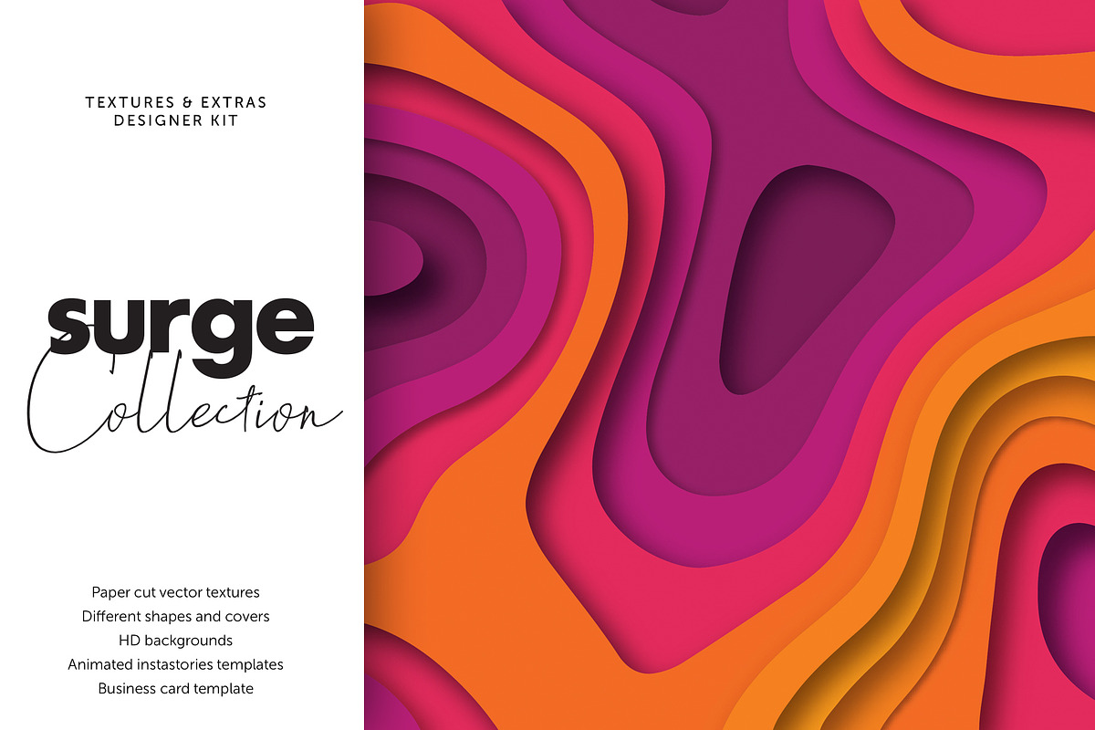 Colorful Paper Cut Textures