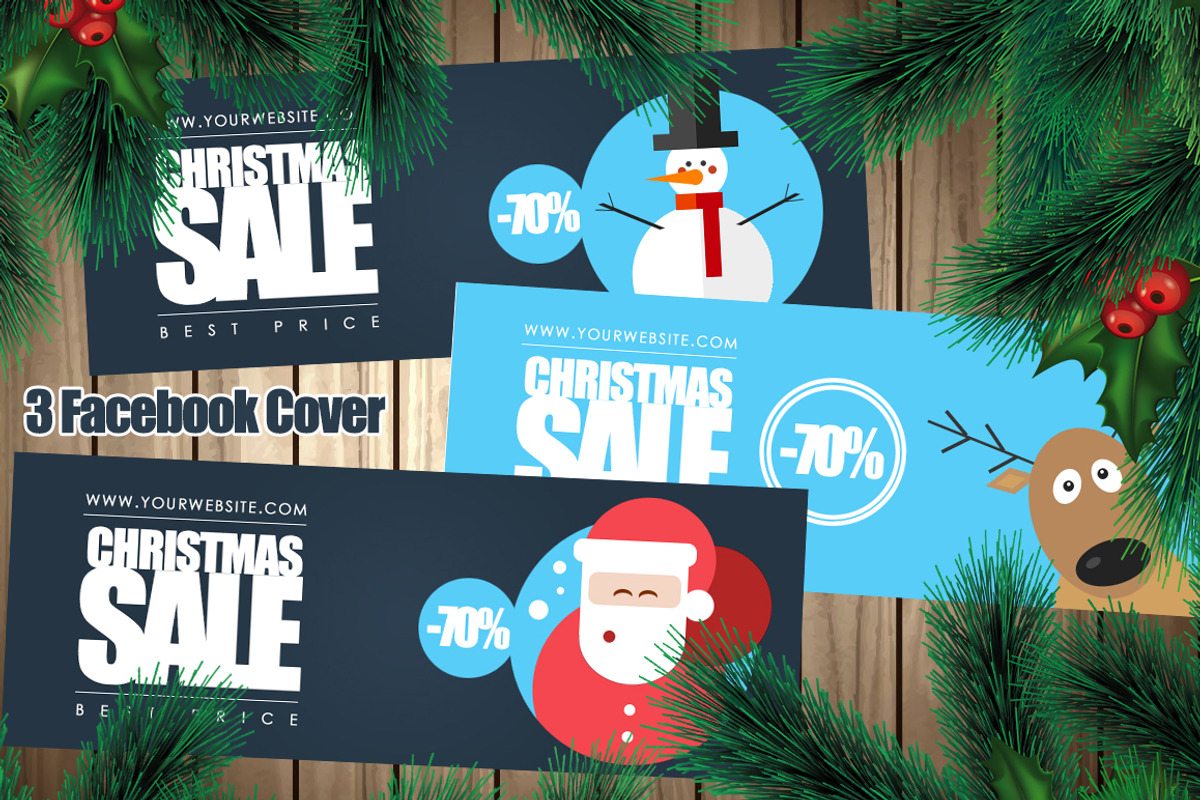 Christmas Social Media Pack, a Templates & Theme by Flotas Media Market