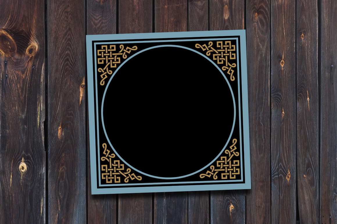 Medieval Rectangle Frame, a Card Template by Azat1976