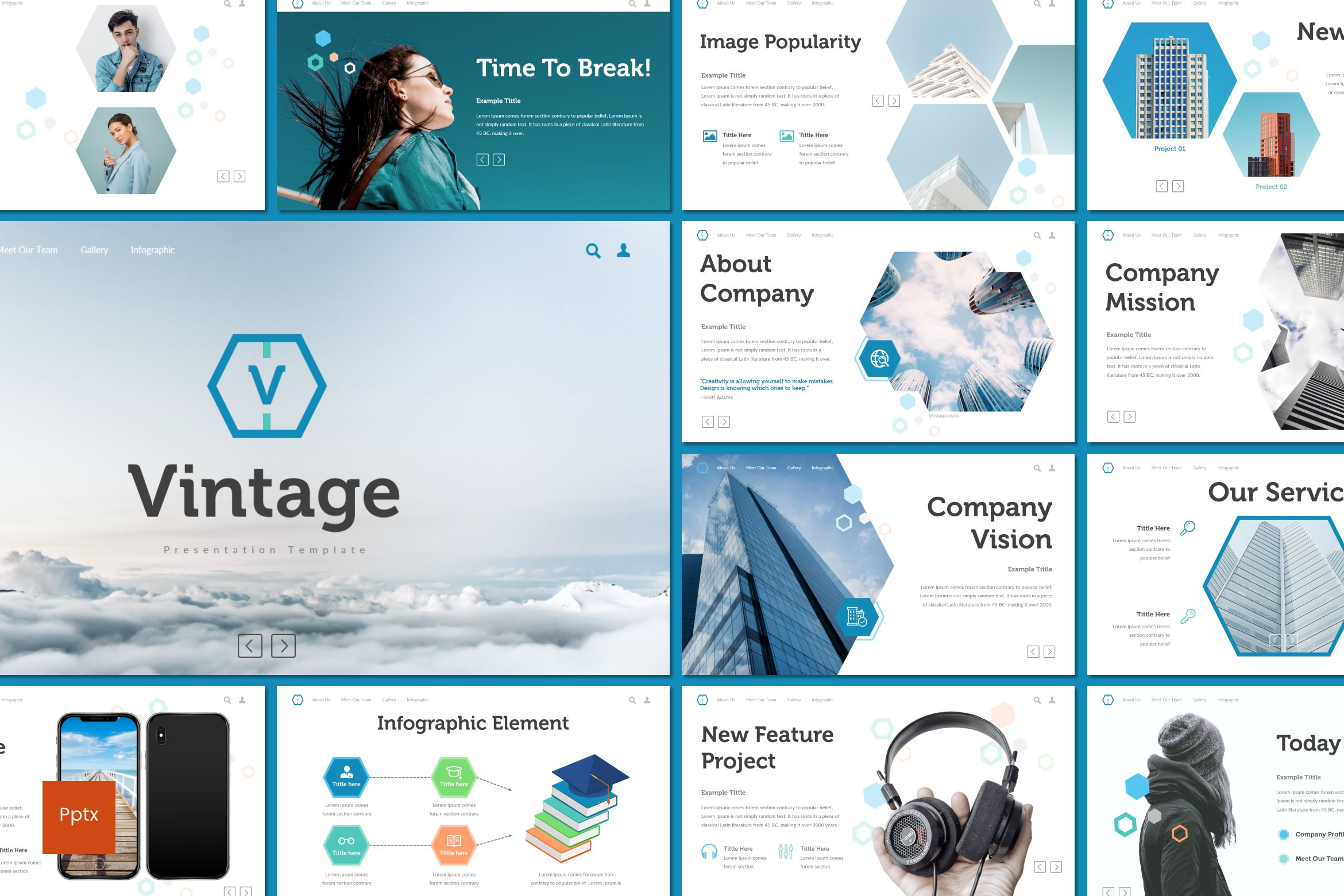 Vintage - Powerpoint Template, a Presentation Template by inspirasign ...